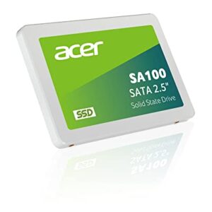 acer SA100 240GB SATA III 2.5 Inch Internal SSD - 6 Gb/s, 3D NAND Solid State Hard Drive Up to 549 MB/s - BL.9BWWA.102