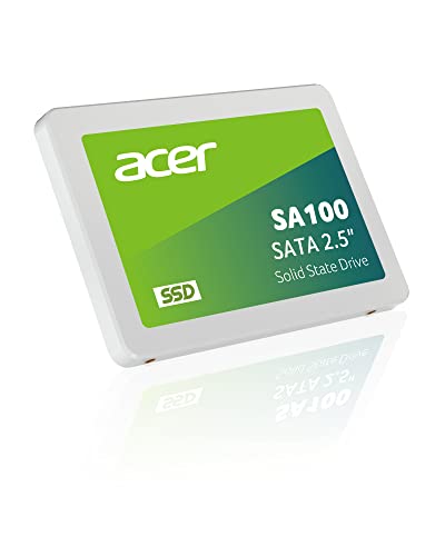 acer SA100 240GB SATA III 2.5 Inch Internal SSD - 6 Gb/s, 3D NAND Solid State Hard Drive Up to 549 MB/s - BL.9BWWA.102