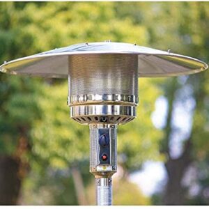 Patio Heater Replacement Dome Part, Propane Heat Reflector Shield Top for Outdoor Heaters (33")