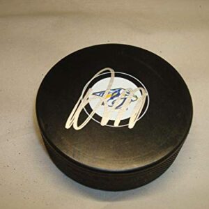 Roman Josi Signed Nashville Predators Hockey Puck Autographed 1A - Autographed NHL Pucks