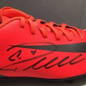 Cristiano Ronaldo Signed Nike Soccer Cleat CR7 Auto Beckett Witnesses COA 1A - Autographed Soccer Cleats