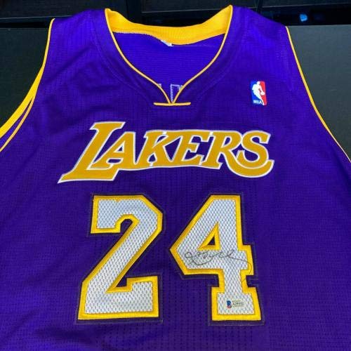 Sports Memorabilia Kobe Bryant Signed 2010-11 Los Angeles Lakers Game Issued #24 Jersey Beckett COA - Autographed NBA Jerseys