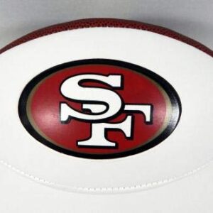 San Francisco 49ers Official NFL Signature Autograph White Panel Football NIB - Autographed Footballs