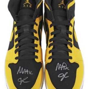 Lakers Magic Johnson Signed 2018 Nike Air Jordan 1 Mid Size 14 Shoes w/ Box BAS - Autographed NBA Sneakers