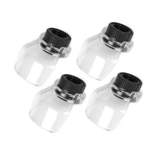 Yakamoz Pack of 4pcs Rotary Tool Shield Metal Cutting Sanding Polishing Debris and Sparks Redirect Cover Attachment Kit Accessories for Rotary Grinder Tools 3000 4000 8200 8220