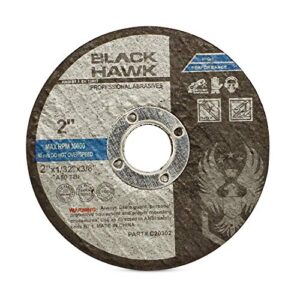 bha metal cut off wheels for die grinders or mini benchtop chop saws, 2" x 1/32" x 3/8" - 10 pack