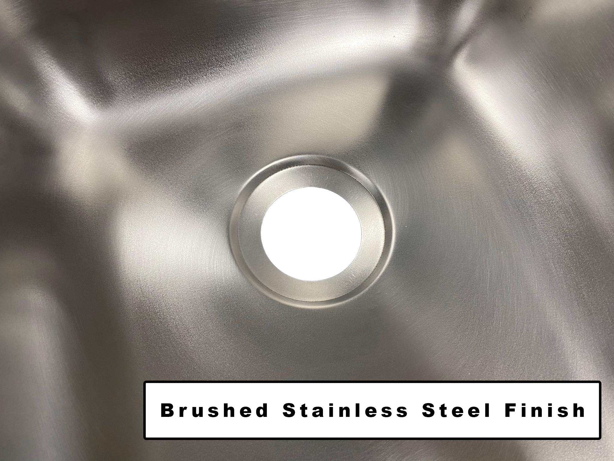 Class A Customs | 25" X 17" X 5" Stainless Steel Double Bowl Sink | 300 Series Stainless Steel | RV Camper Motor Home Sink | Concession Sink