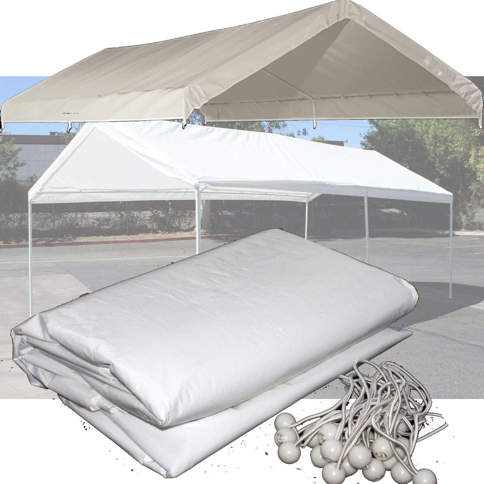 14 X 20 Feet Top Canopy Cover Domain Carport Out Door Shelter 14'x20'