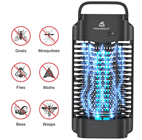 Homesuit Bug Zapper for Outdoor and Indoor, Electric 4200V Mosquito Zapper, Mosquito Trap Outdoor, 18W Electronic Mosquito Killer/Insect Fly Pest Trap for Backyard, Patio, Home