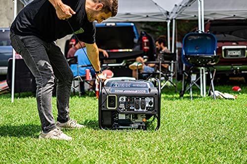 A-ITECH 3200 Watt Portable Inverter Generator Gas Powered, Open Frame Inverter Generator RV Ready for Home, Emergency, Camping, EPA & CARB Compliant, AT21-132001