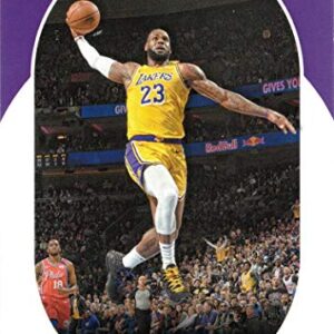 2020-21 Panini NBA Hoops #146 LeBron James Basketball Card Lakers