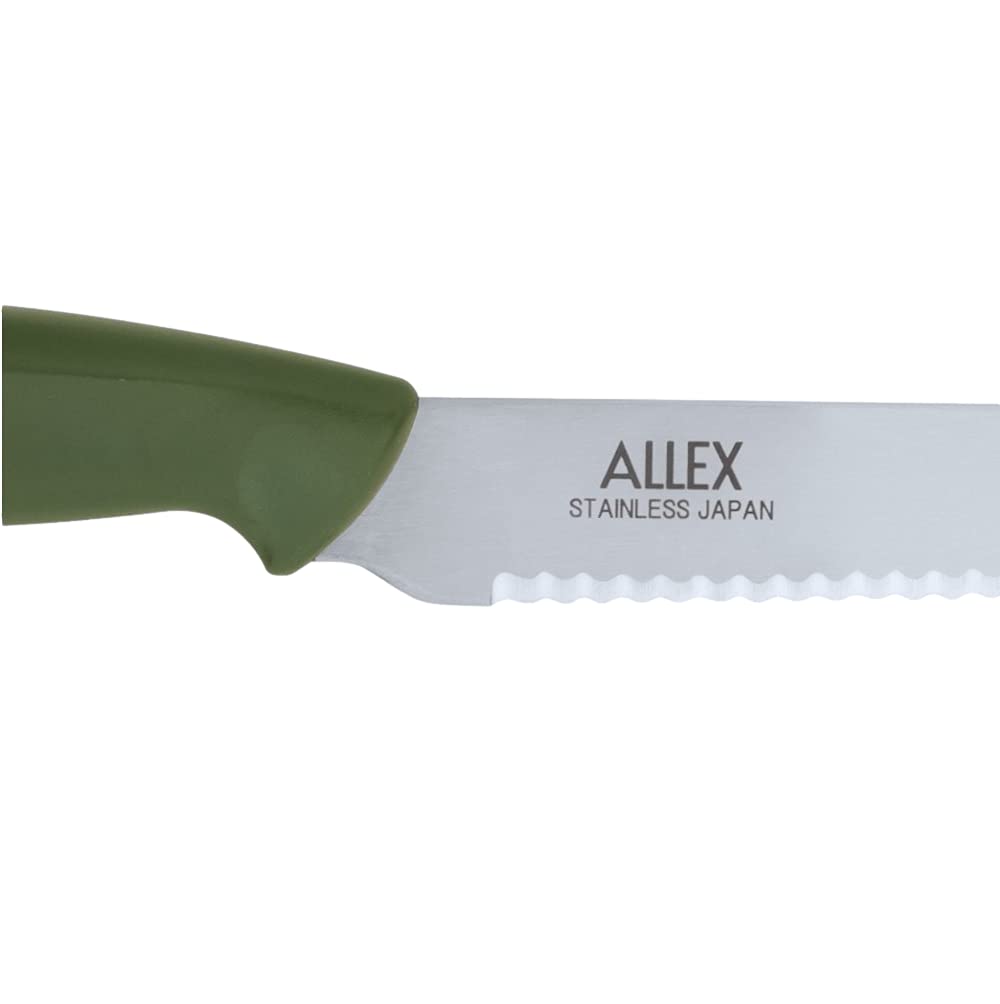 ALLEX Insulation Knife with Sheath Japanese Stainless Steel 8 Inch Long Cut, Insulation and Styrofoam Cutter with Blade Case, Serrated Sharp Duct Knife Tool, Made in JAPAN