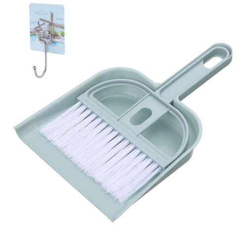 2021 New Mini Desktop Sweeping Cleaning Brush Table Small Broom Multifunctional Hanging Desk Dustpan Set