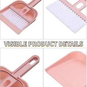 2021 New Mini Desktop Sweeping Cleaning Brush Table Small Broom Multifunctional Hanging Desk Dustpan Set