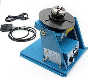 rotary welding positioner 110v 2.5" worktable welder positioner turntable machine speed high accuracy welding positioner for annular weld