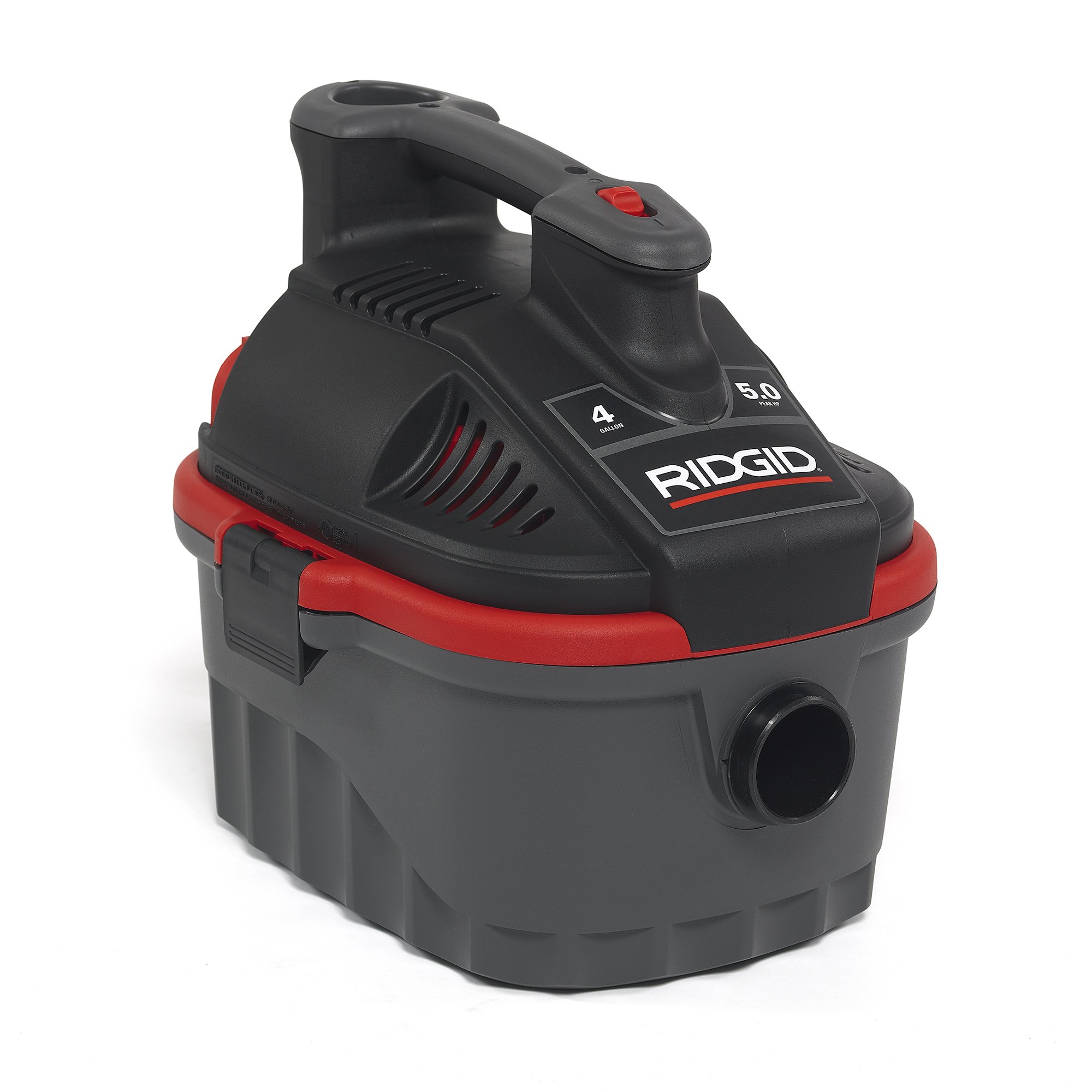 RIDGID 4-Gallon Wet/Dry Vacuum (4000RV) + Fine Filter (26643)