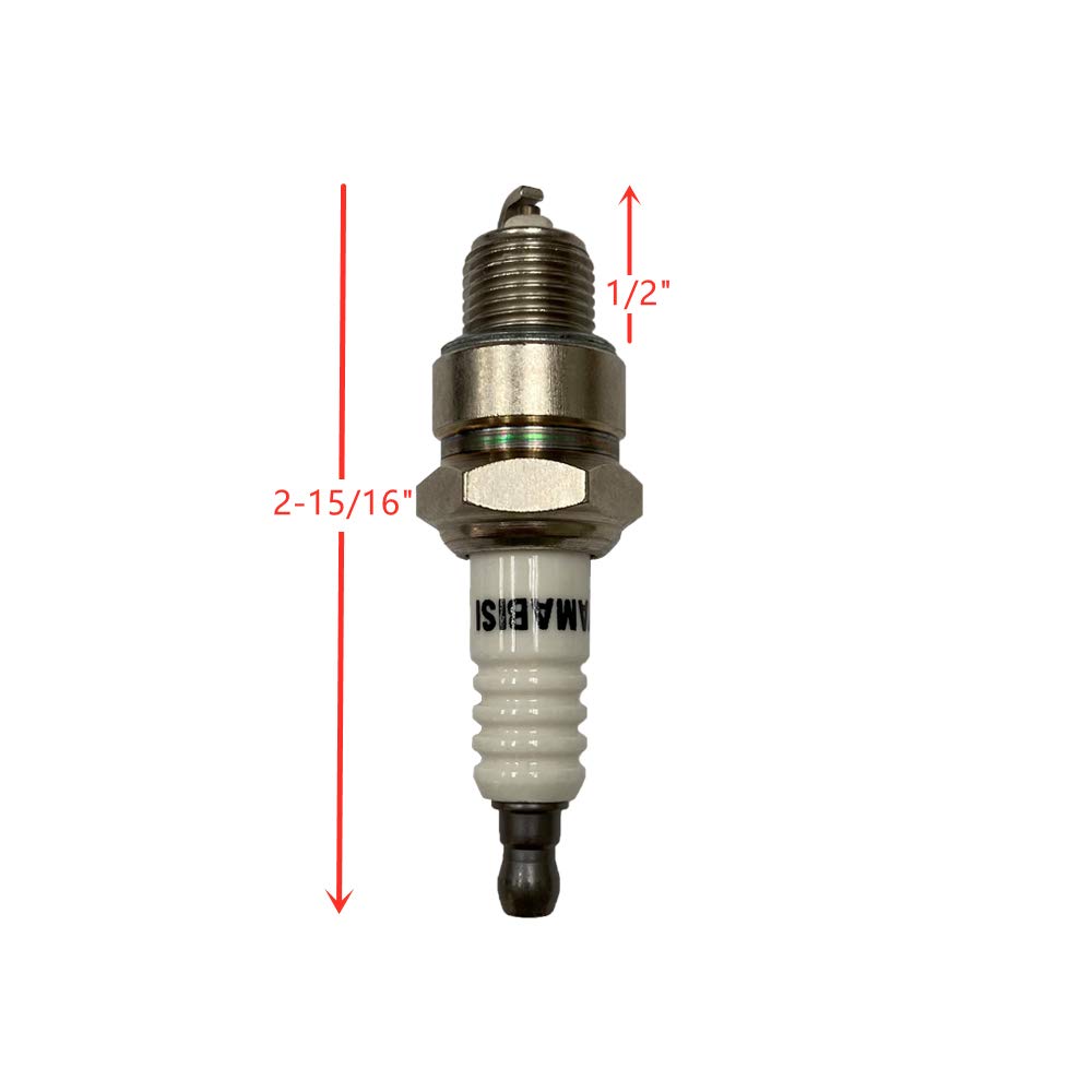 Spark Plug for Harbor Freight Predator 79CC 99CC 68124 69733 Gas Engine For UST GG1200 GG1350 Generators For Coleman Powersports 98cc 100cc 3HP Trail Bike Scooter Off Road Go Kart