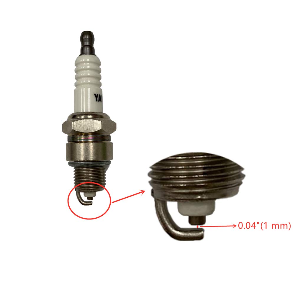 Spark Plug for Harbor Freight Predator 79CC 99CC 68124 69733 Gas Engine For UST GG1200 GG1350 Generators For Coleman Powersports 98cc 100cc 3HP Trail Bike Scooter Off Road Go Kart