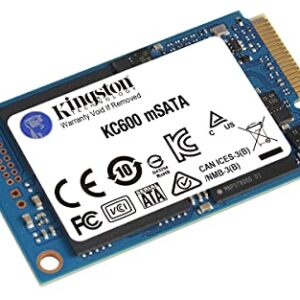 Kingston SSD KC600 256GB mSATA 3D TLC NAND SKC600MS/256G