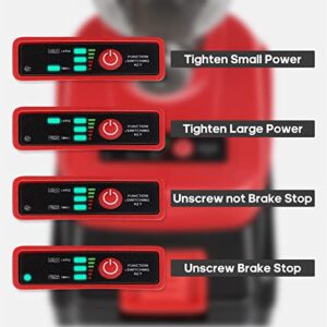 GYZJ Cordless 𝐈𝐦𝐩𝐚𝐜𝐭 Wrench 𝟏/𝟐" Brushless High Torque Wrenches 210 ft-lbs (280N.m) Right Angle Detent Anvil Impact Drive Set Kit 𝟐 Battery 𝟏𝟖𝐕 Chuck/Drill/Sockets/Tool Box/Fast Charger