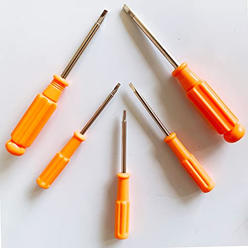 SIKAMI Screw Triangle Head Magnetic Screwdrivers Set 5 Sizes 1.8mm 2.0mm 2.3mm 2.6mm 3.0mm, SKZIRI Screws Driver Tool Kit for Fixing Electronic Toys (Tiangle Screwdriver Set-Mini Size) (SKZ0026)