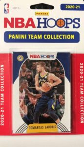 indiana pacers 2020 2021 hoops factory sealed team set with a rookie card of cassius stanley