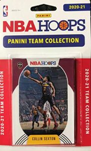 cleveland cavaliers 2020 2021 hoops factory sealed team set with isaac okoro rookie card