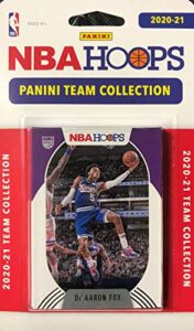 sacramento kings 2020 2021 hoops factory sealed team set with a rookie card of tyrese haliburton