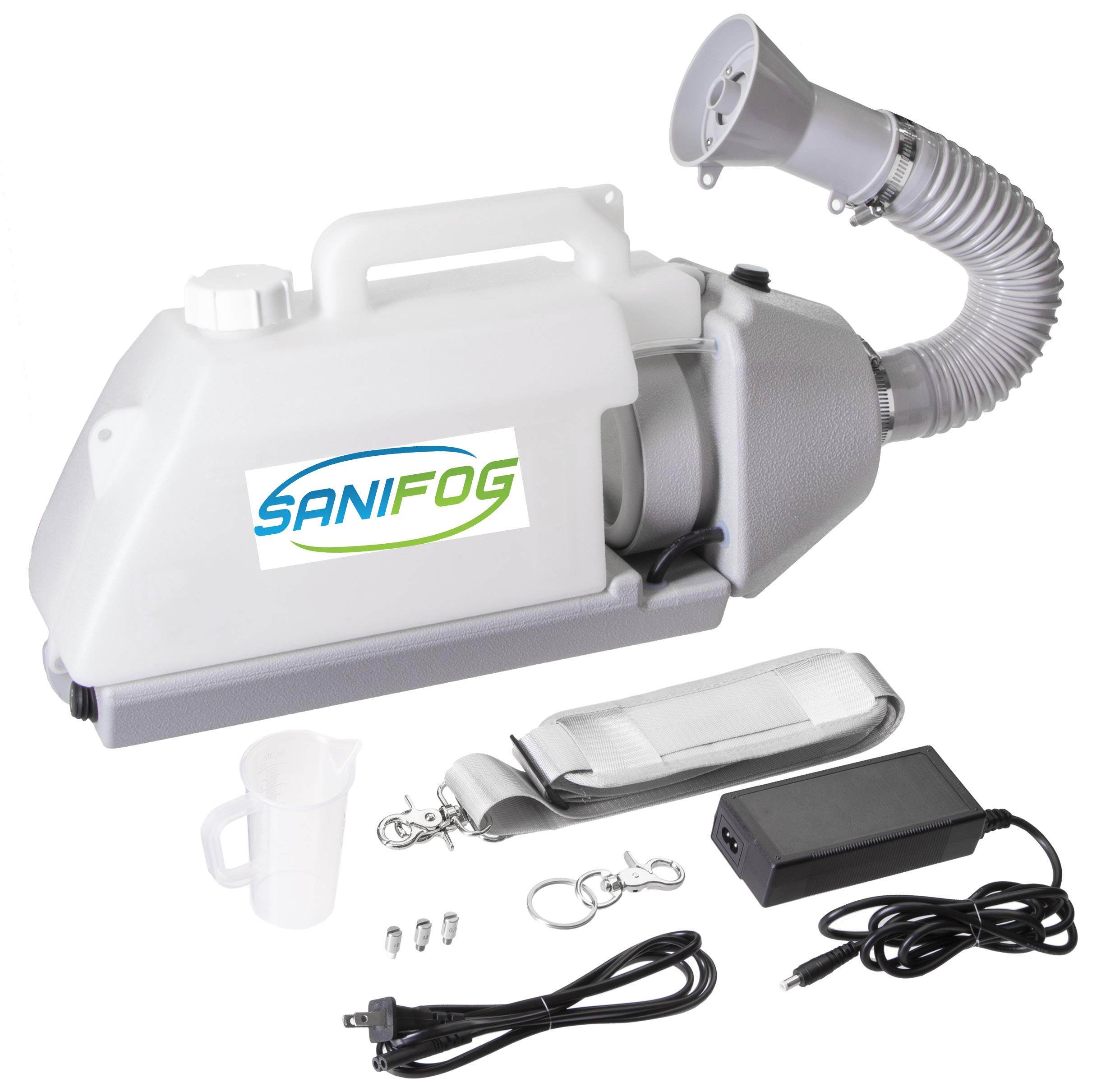 Sanifog Cordless Disinfectant Fogger Machine for 25ft Spray ULV Cold Fogger Electric Sprayer Commercial Industrial and Home Use (3L)