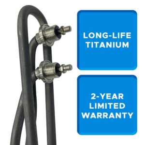 Smart Spa Supply 7" 5.5kw 240v Titanium Flo-Thru Univeral Heater Element Replacement Hot Tub Heating