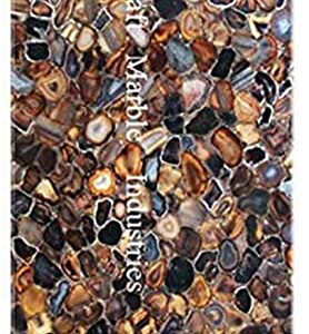 48" x 30" Inch Mix Multi Colour Agate Rectangular Table Top, Center Table Top, Coffee Table Top, Patio Table Top, Hallway Table Top, Living Room Furniture, Piece Of Conversation