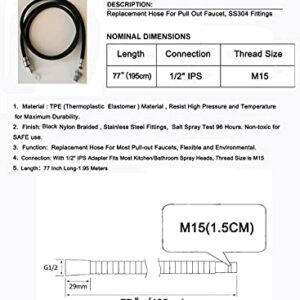 Kitchen Faucet Replacement Hose Pull Down Pull Out