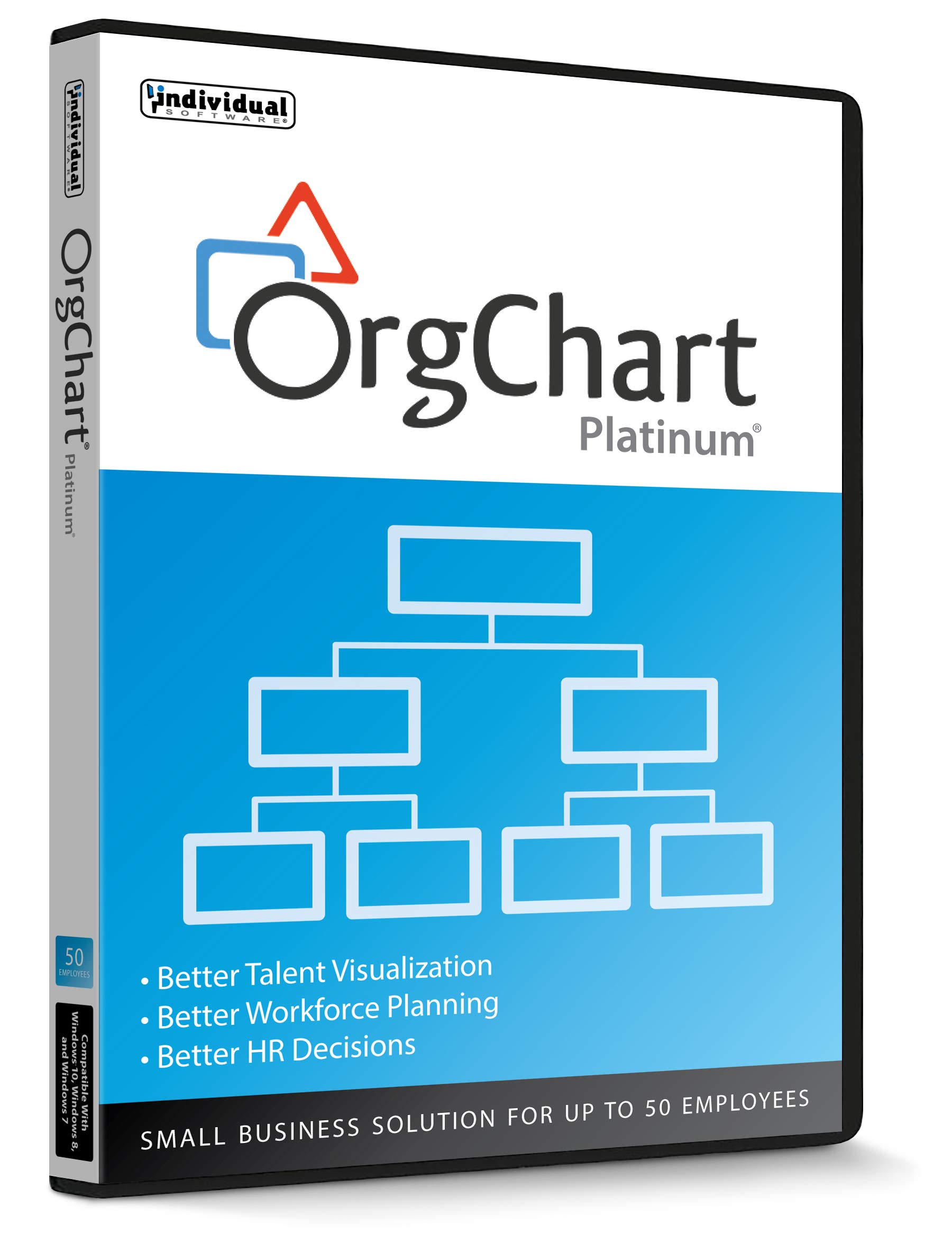 OrgChart Platinum - Create Organizational Charts for Your Small Business - for up to 50 Employees - CD/PC