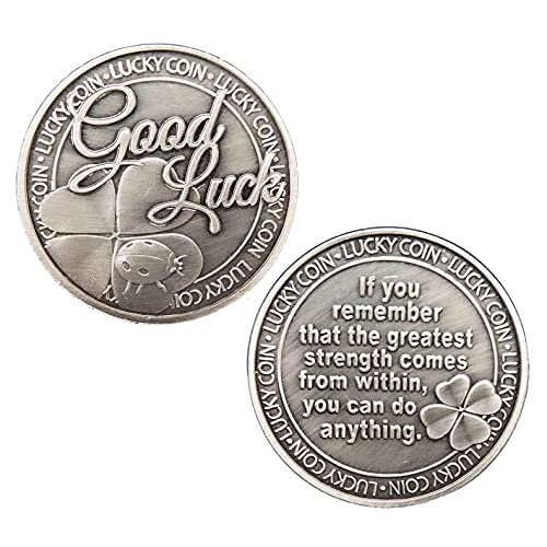 Lucky Coins Bring Good Luck to People, Good Luck Gifts for Friends and Relatives, Good Luck Charms for Men Good Luck to You.