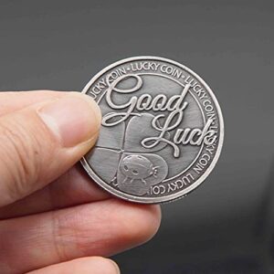 Lucky Coins Bring Good Luck to People, Good Luck Gifts for Friends and Relatives, Good Luck Charms for Men Good Luck to You.