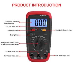 Digital Capacitor Meter Tester, LCD Display Digital Capacitor Meter Tester 6013L