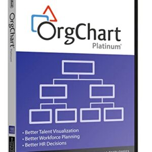 OrgChart Platinum - Create Organizational Charts for Your Small Business - for up to 100 Employees - CD/PC