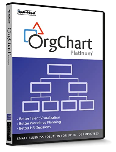 OrgChart Platinum - Create Organizational Charts for Your Small Business - for up to 100 Employees - CD/PC