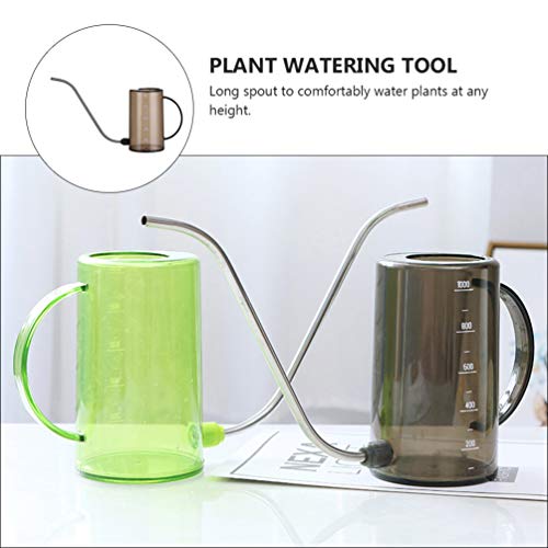 Cabilock Watering Can Flower Watering Pot Watering Jug Plant Watering Tool Plant Potted Kettle Plastic Water Pitcher Watering Pot with Long Spout Steel Pipe Stainless Steel Watering Bottle