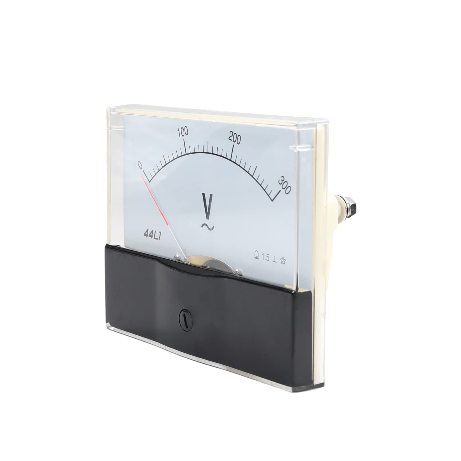 Heyiarbeit AC 0-300V Analog Panel Voltage Gauge 44L1 Volt Meter for Voltage Measurement Devices 1Pcs