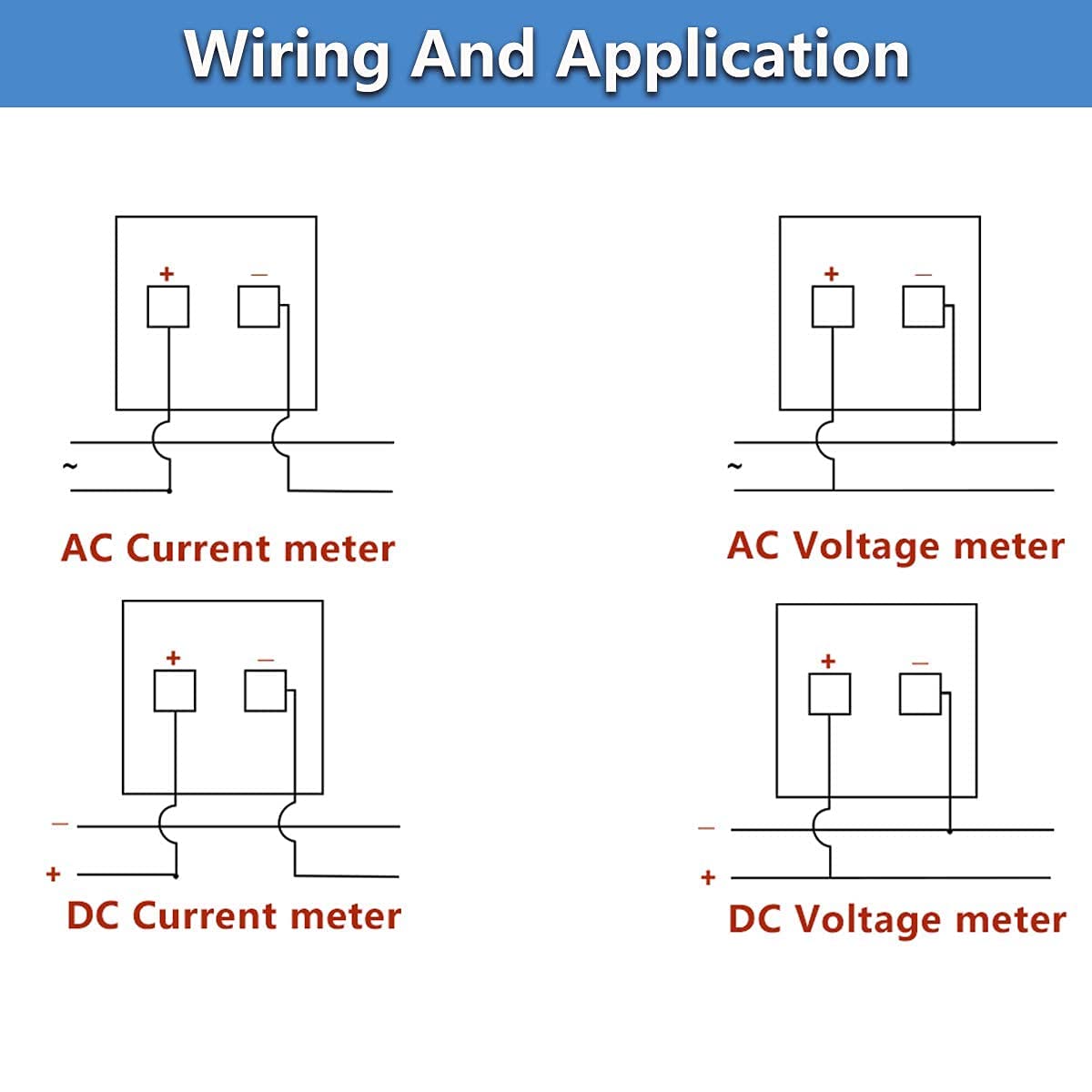 Heyiarbeit AC 0-300V Analog Panel Voltage Gauge 44L1 Volt Meter for Voltage Measurement Devices 1Pcs