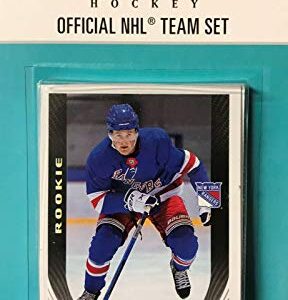 New York Rangers 2020 2021 Upper Deck Factory Sealed 10 Card Team Set Featuring Alexis Lafreniere Rookie Card #287, the #1 Overall Draft Pick