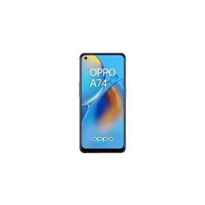 Oppo A74 Dual-SIM 128GB ROM + 6GB RAM (GSM Only | No CDMA) Factory Unlocked 4G/LTE Smartphone (Prism Black) - International Version