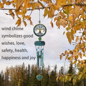 OKAIMEIMEIO Tree of Life Wind Chimes for Outside, Memorial Gifts for Mom, Outdoor Clearance, Sympathy Gifts for Loss of Loved One, Garden Decor