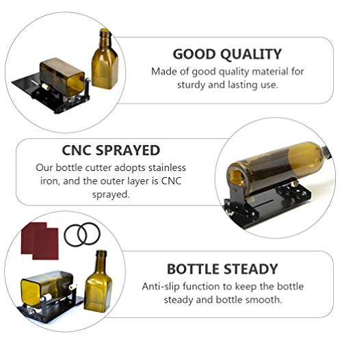 wine bottle cutter Whiskey Bottle Cutter Bottle Cutter glass jar cutter square bottle cutter corkscrews for wine bottles glass cutting kit manual car into round square