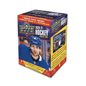 2020-21 upper deck series 2 hockey 7 pack blaster box