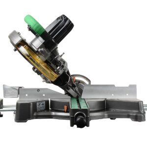 Metabo HPT Miter Saw | 8-1/2-Inch Blade | Linear Ball Bearing Slide System | C8FSES