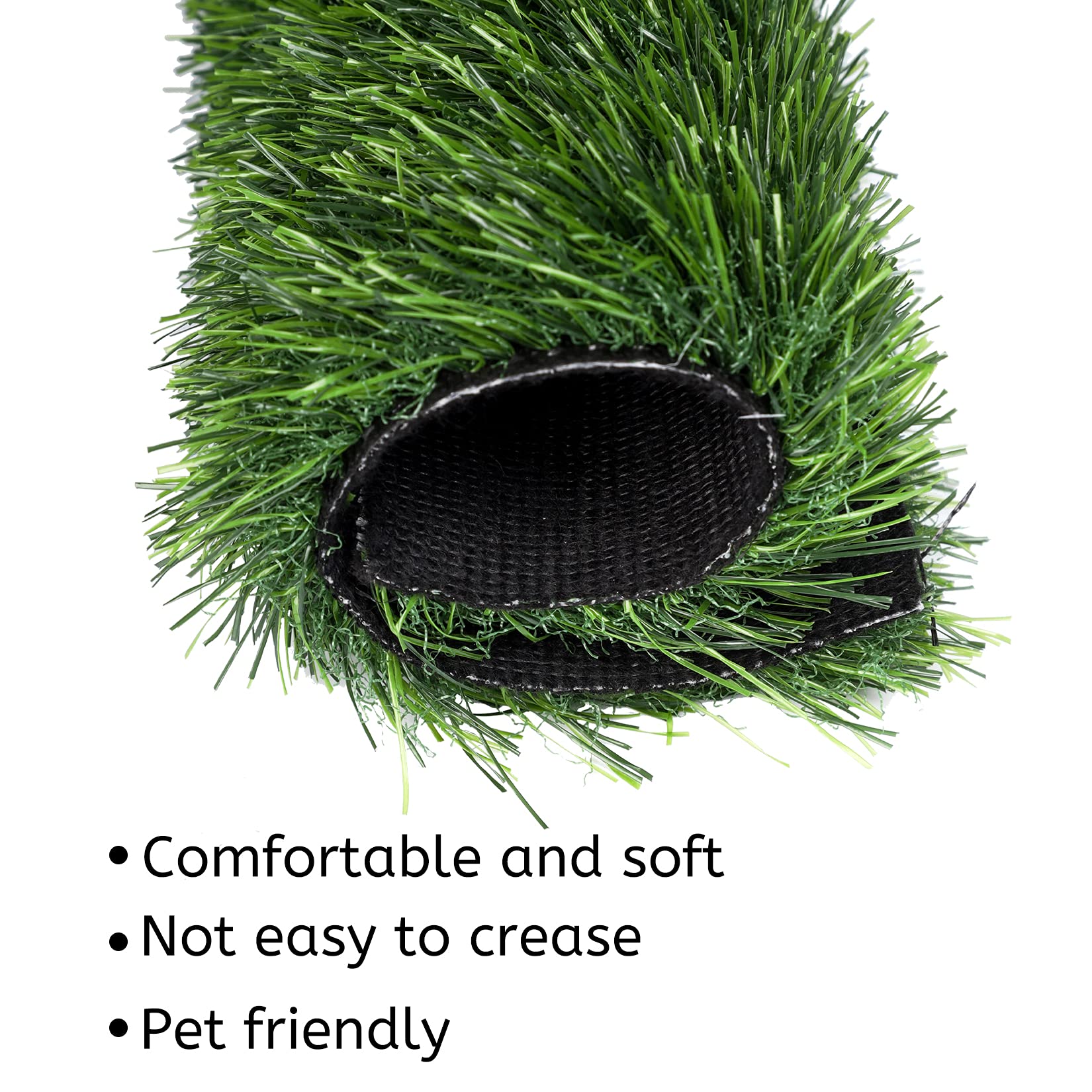 GRASSCLUB Grass Squares 8 Pack 12'' x 12'' Fake Grass Turf Patch for Placemets Centerpieces Table Runner Chicken Nesting Pads DIY Decor