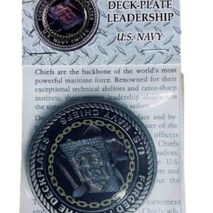 U.S Navy Chiefs Deck Plate Leadership Forged from The Deck Plates Challenge Coin