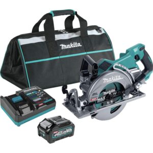 makita 40v max xgt brushless lithium-ion 7-1/4-inch cordless rear handle circular saw kit (4 ah)